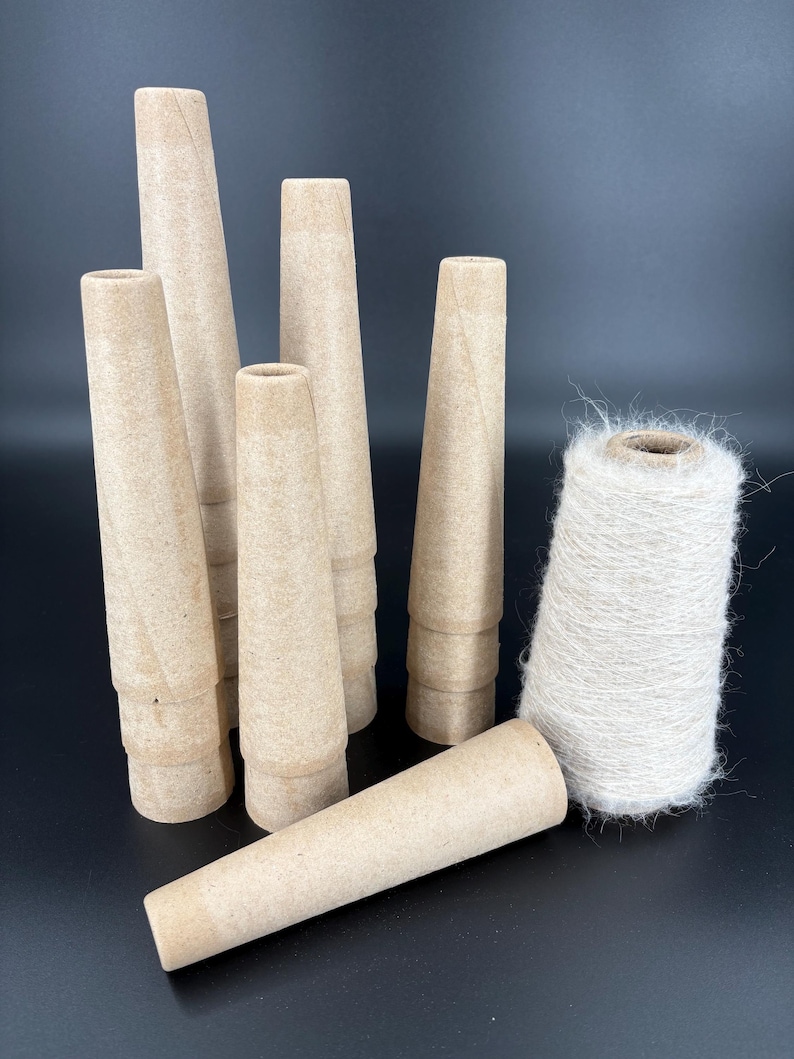 Multi-purpose Craft Cones: Set of 10 Cardboard Cones for Yarn, Papier ...
