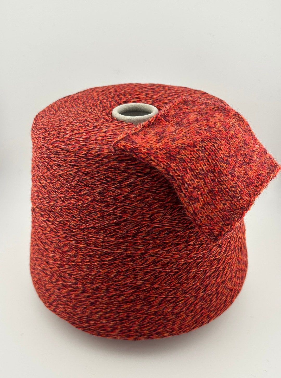 Merino Wool Yarn, Sheep Wool Yarn, Yarn on Cone, Variegated Yarn, Wool ...