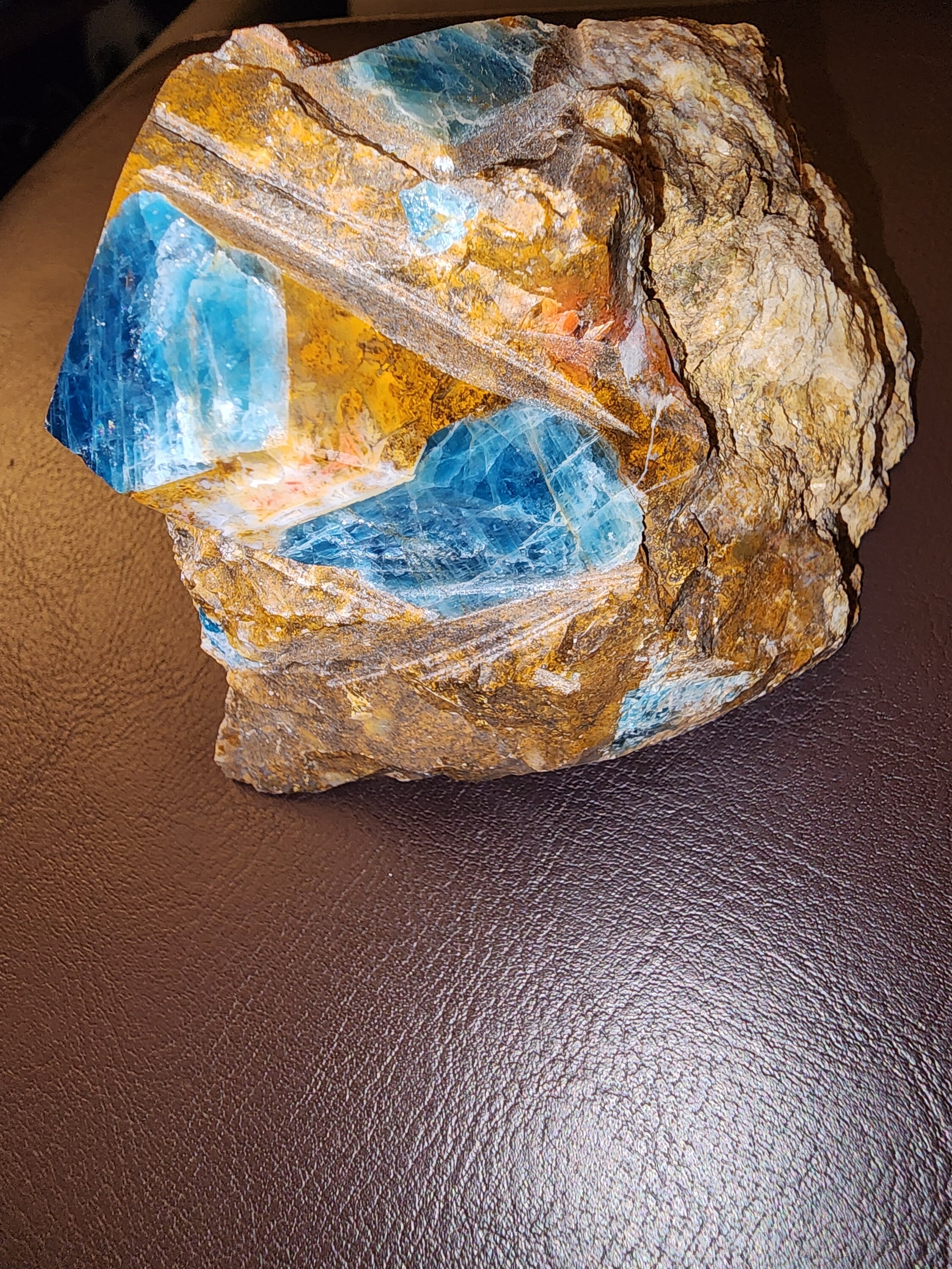 Blue Apatite Rock Specimen RARE! - Etsy