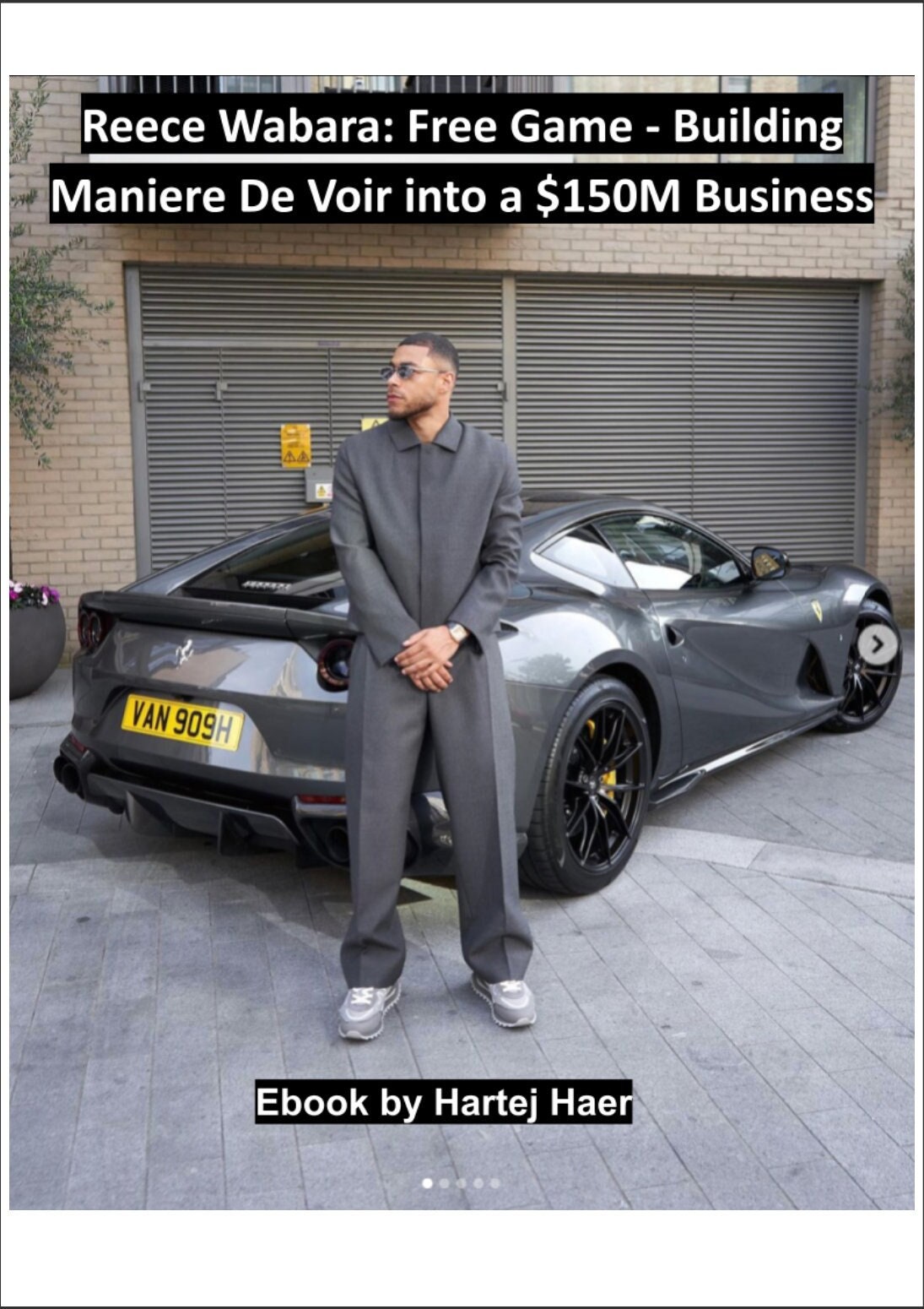 Reece Wabara E-book: Free Game - Building Maniere De Voir Into a 150M ...