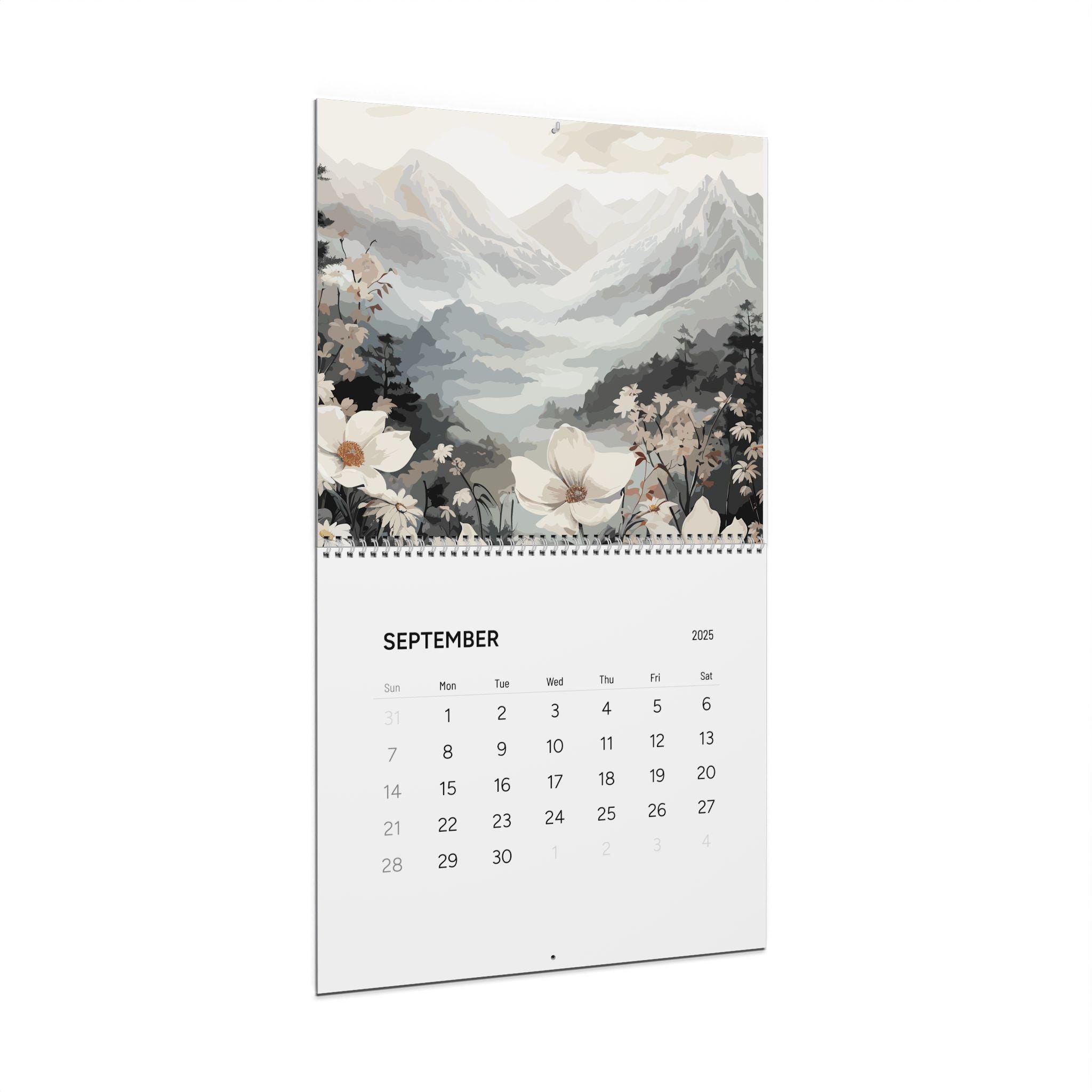 2025 Nature Wall Calendar | Stunning Mountain Scenes | 12-month Planner ...