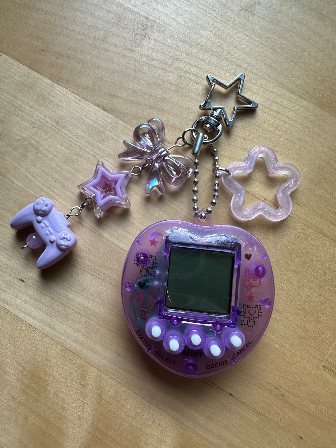 Purple Virtual Pet Keychain - Etsy