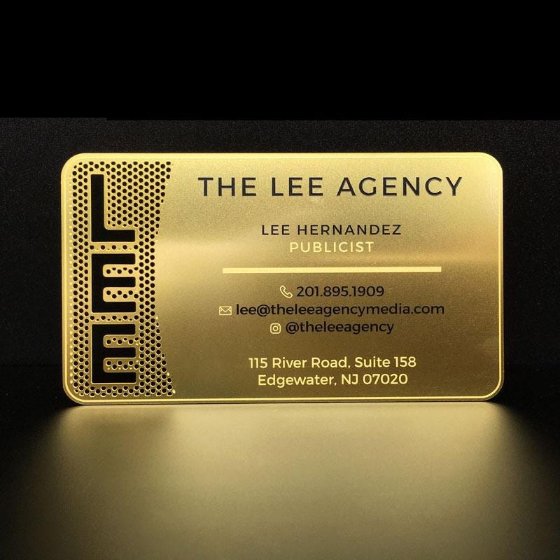 Gold Member Card, Metal Personalized Luxury Cards, Custom QR Code VIP ...