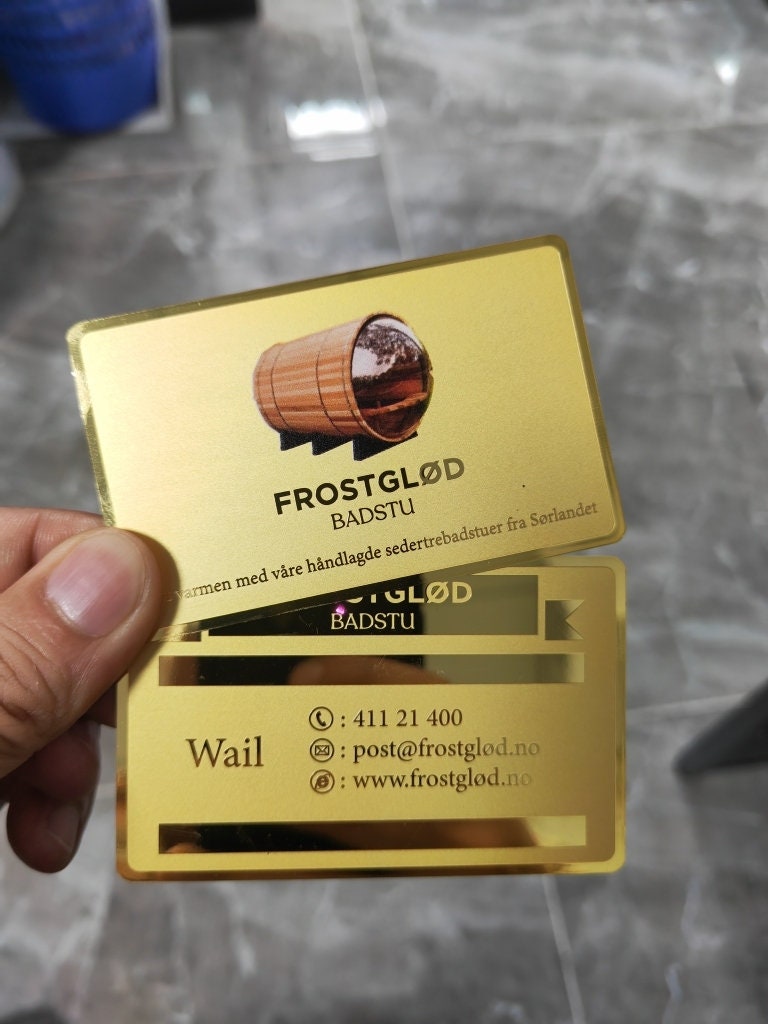 Gold Member Card, Metal Personalized Luxury Cards, Custom QR Code VIP ...