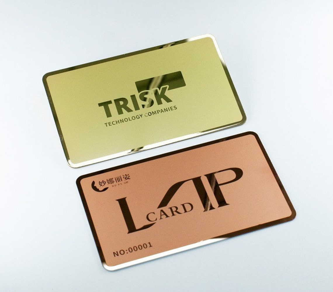 Gold Member Card, Metal Personalized Luxury Cards, Custom Executive VIP ...