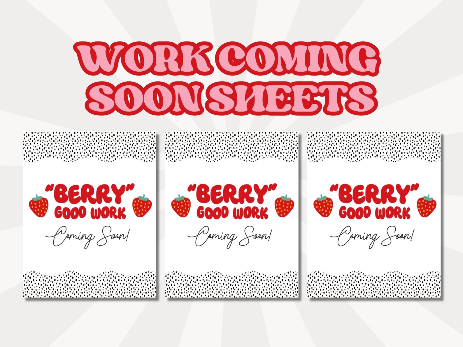 Strawberry Student Work Bulletin Board Kit, Cute Classroom Decor Set ...