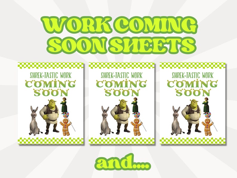 2-for-1 Shrek Themed Bulletin Board Decor Kit, Student Work Board ...
