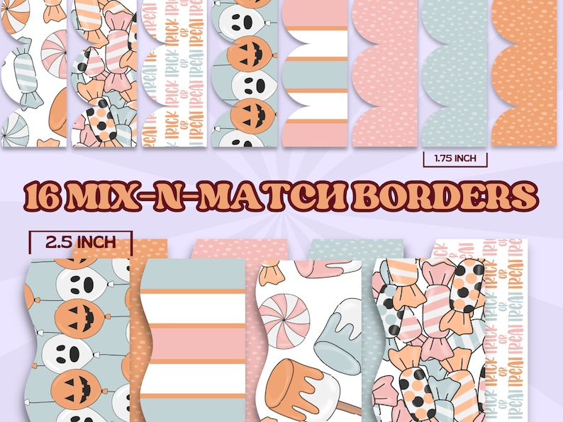 Retro Halloween Bulletin Board Kit, Halloween Classroom Decor, Pastel ...