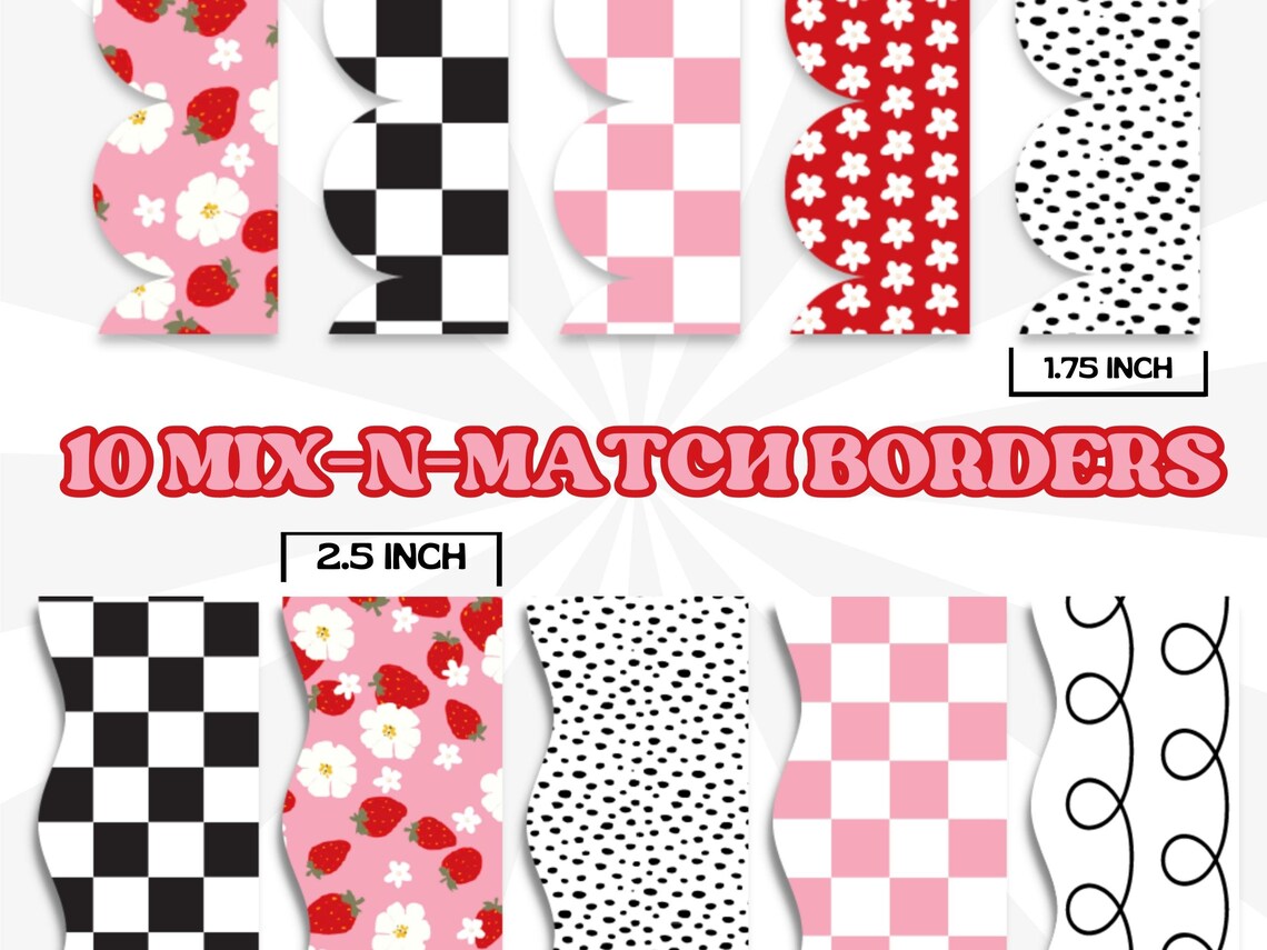 Strawberry Student Work Bulletin Board Kit, Cute Classroom Decor Set ...
