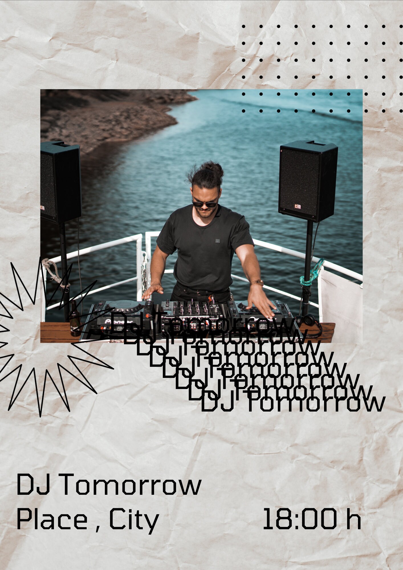 8 Editable Concert Poster in Canva, Concert Poster, Concert Template ...