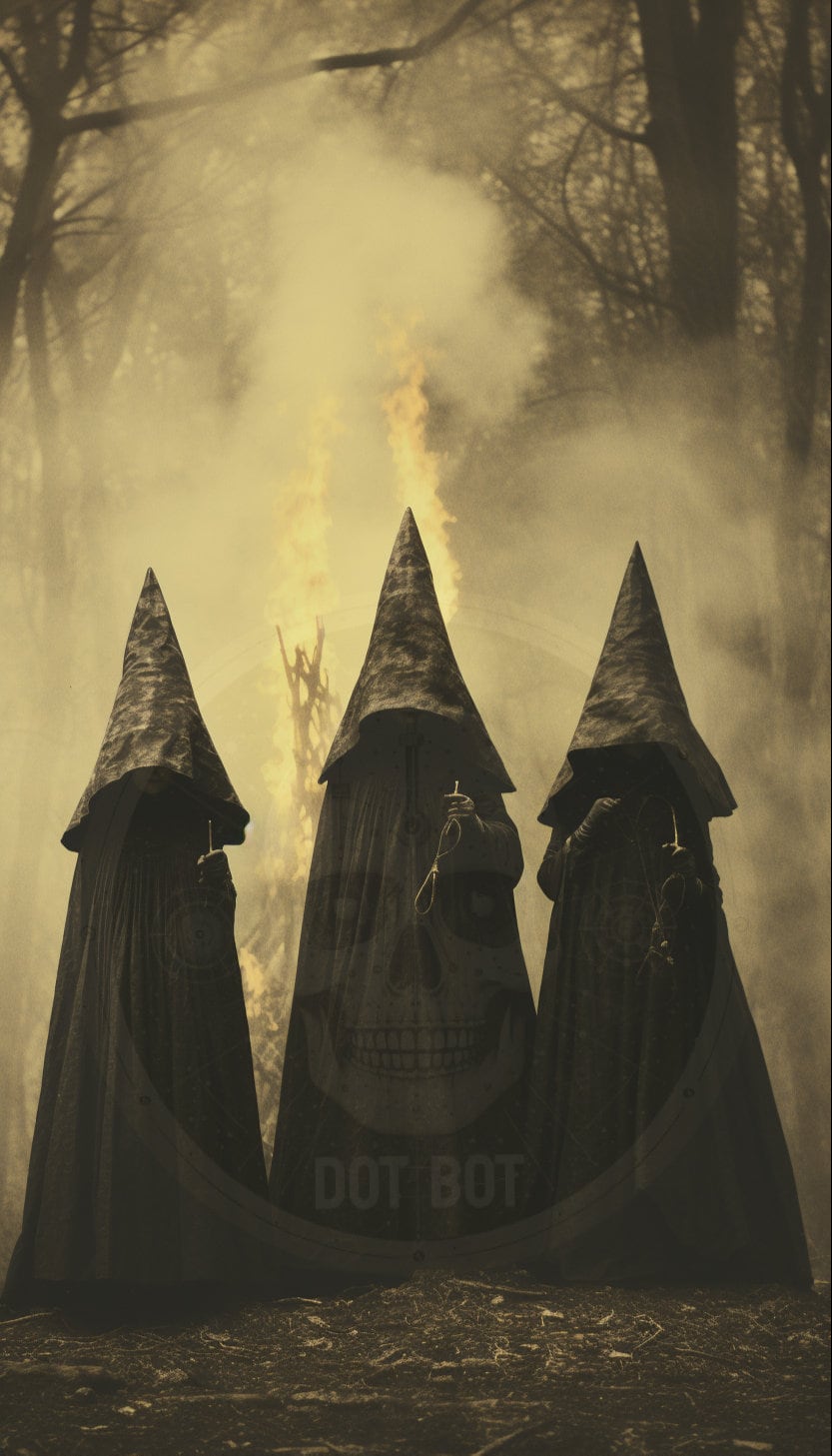 Vintage Halloween, Dancing Witches, Circle of Witches, Digital Art ...