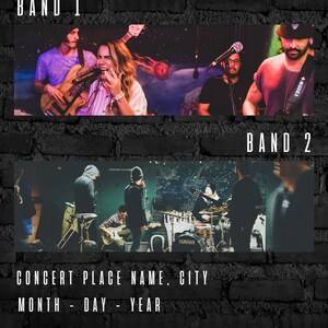 8 Editable Concert Poster in Canva, Concert Poster, Concert Template ...