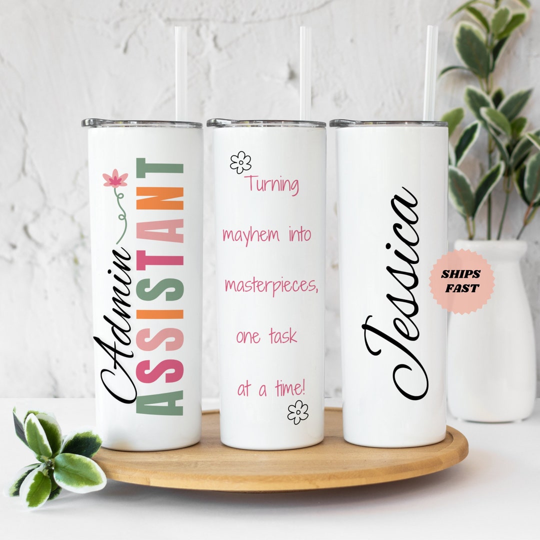 Administrative Assistant Gifts Tumbler, Admin Professionals Day Thank ...