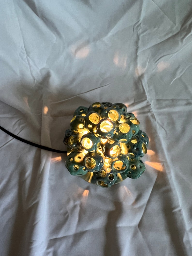 Magical, Sea-themed, Ceramic Coral Reef Lamp - Etsy