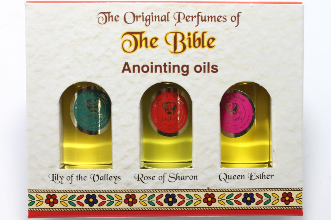 Biblical Anointing Oils Anointing Oils Set Lily of the Valley, Rose of ...