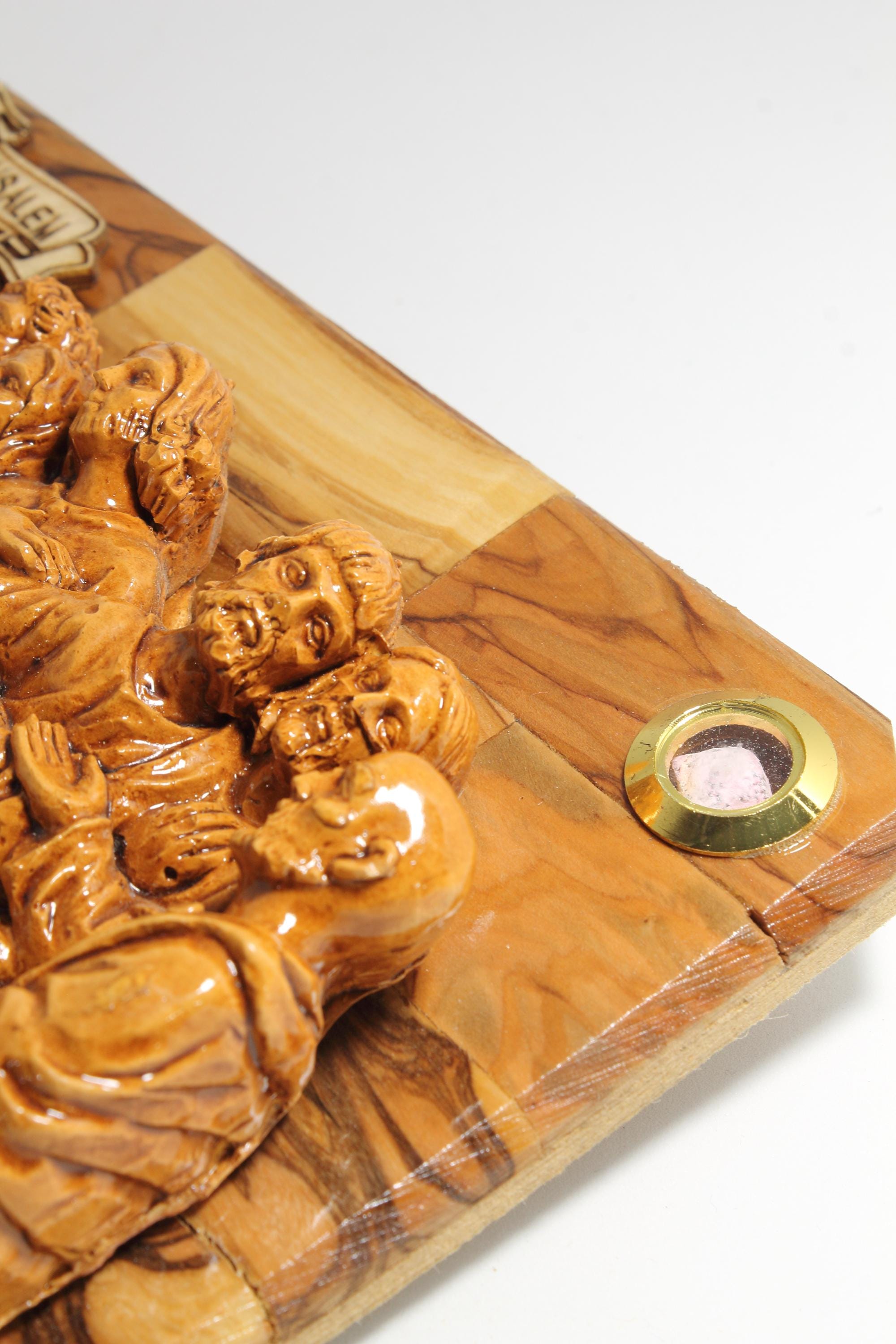 Last Supper From Olive Wood and Gypsum for Wall, Blessing for Home and ...