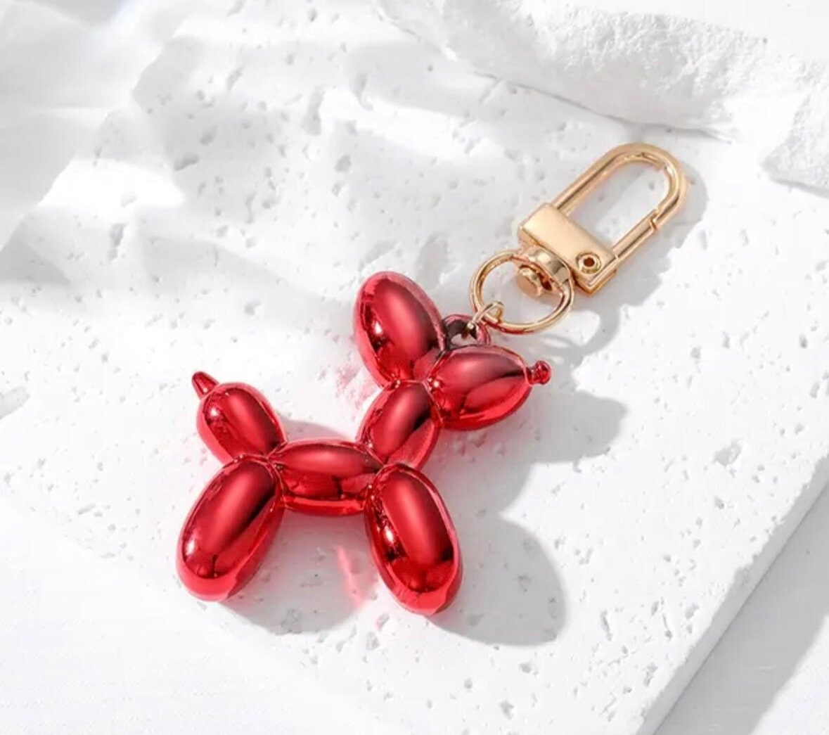 Balloon Dog Keychain Balloon Dog Key Chain Balloon Animal Keychain ...