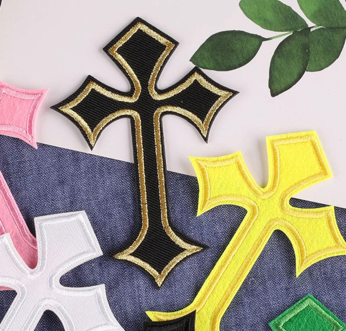 Cross Patch Iron on Cross Patch Iron on Fashion Patch - Etsy