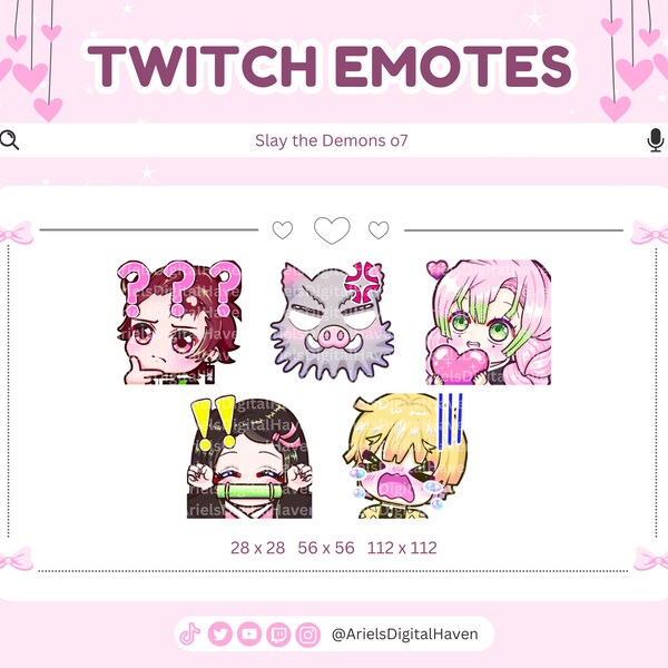 Demon Slayer Kick Emotes - Etsy