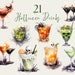 Halloween Cocktail Clipart. Spooky Halloween Drinks. PNG Clipart ...