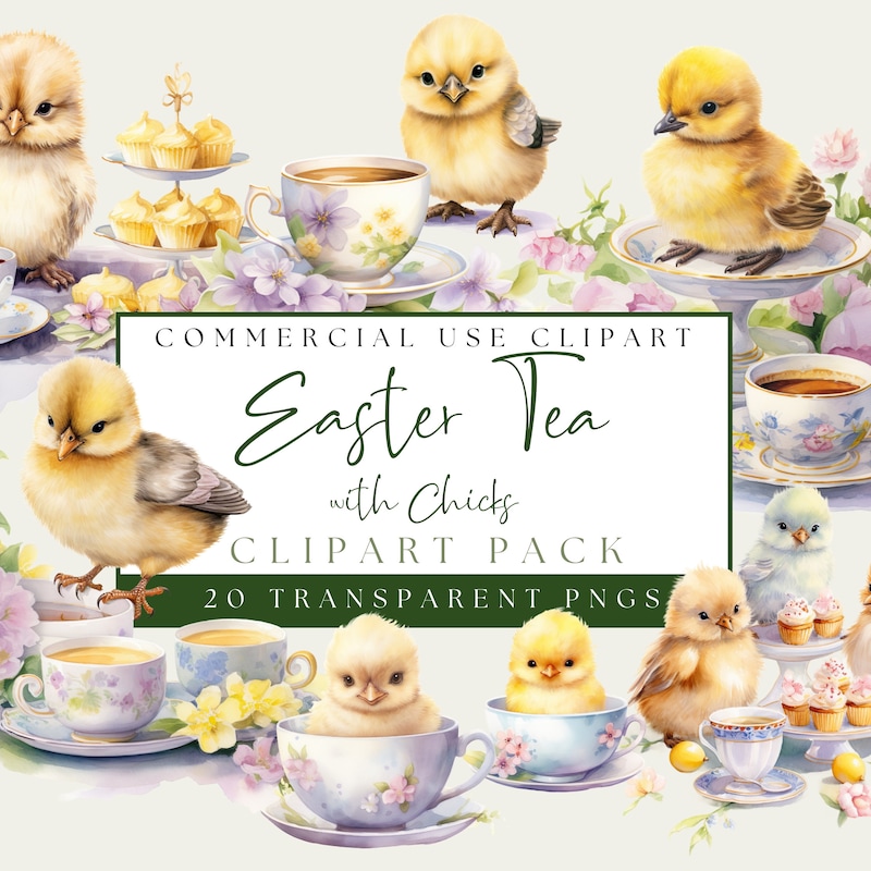 Tea Cup Clip Art - Etsy UK