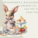Easter Tea Clipart. Cute Spring Baby Bunny Having Tea Bundle. Easter ...