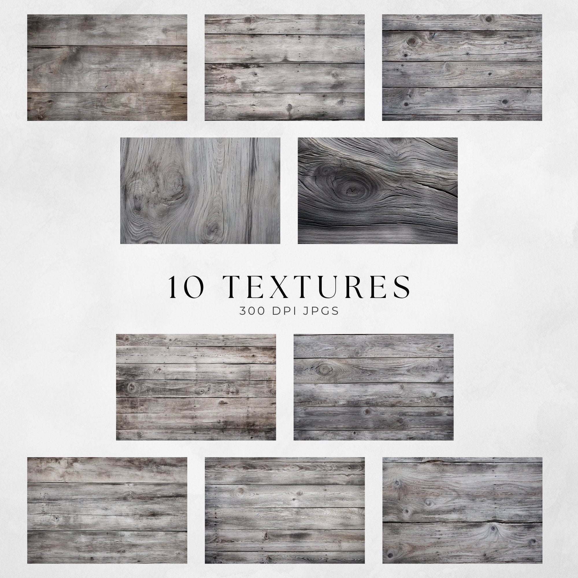 Grey Distressed Wood Texture Pack. Wood Grain Background. JPEG Images ...