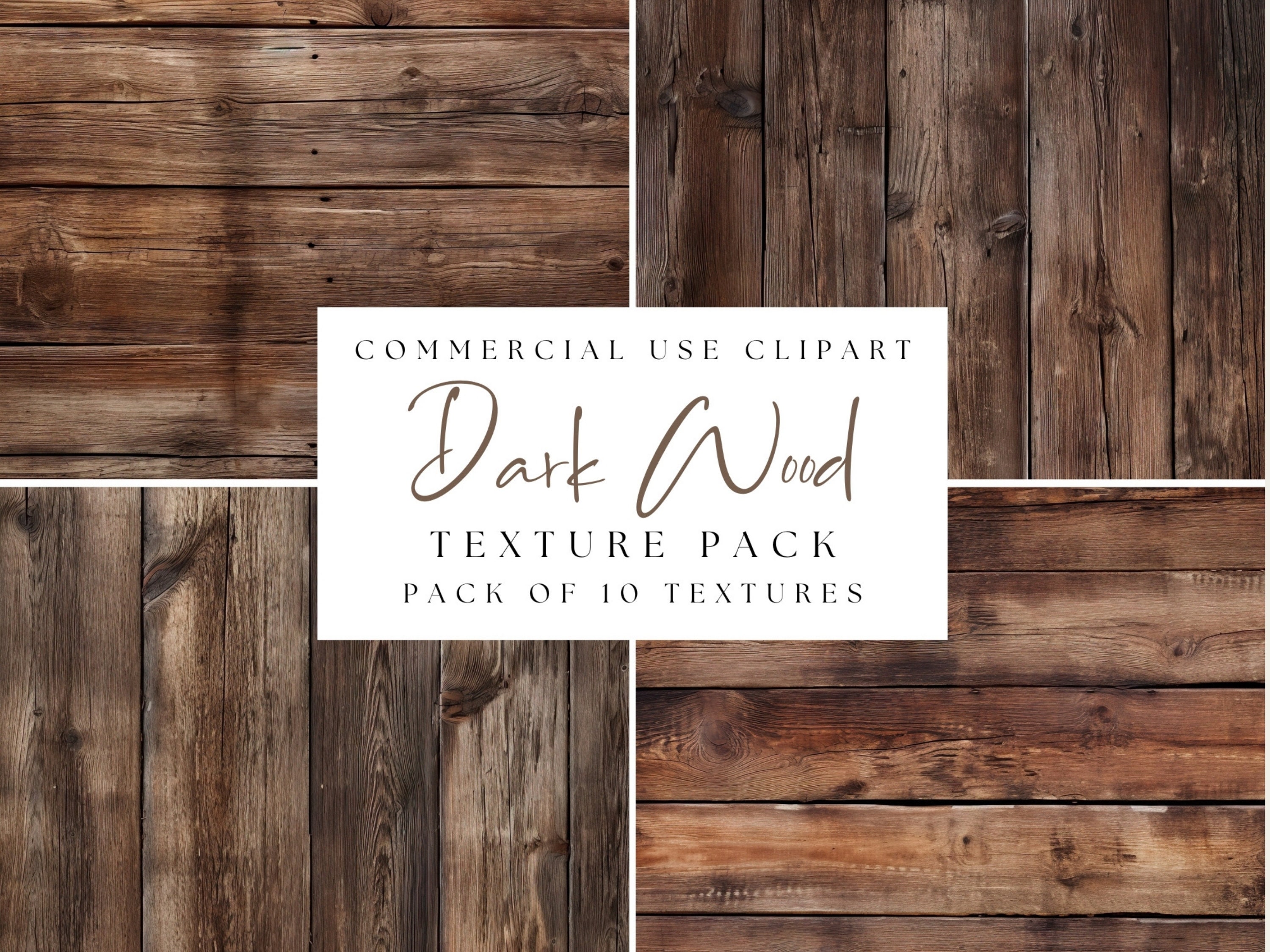 Distressed Wood Texture Bundle. JPEG Images. Wood Grain Background ...