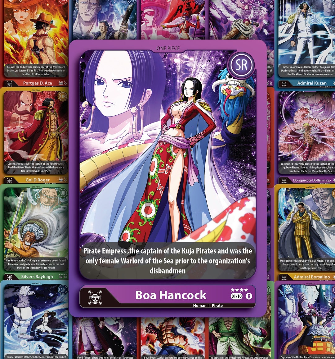 Boa Hancock One Piece Playing Card Custom Trading Cards - Etsy Australia