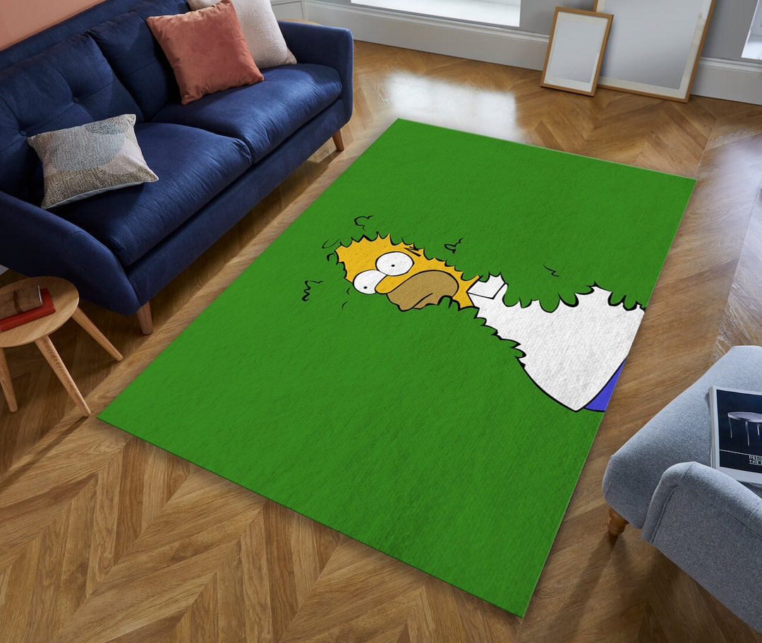 Simpson in the Bush Carpet Simpsons Rug Funny Carpet - Etsy UK