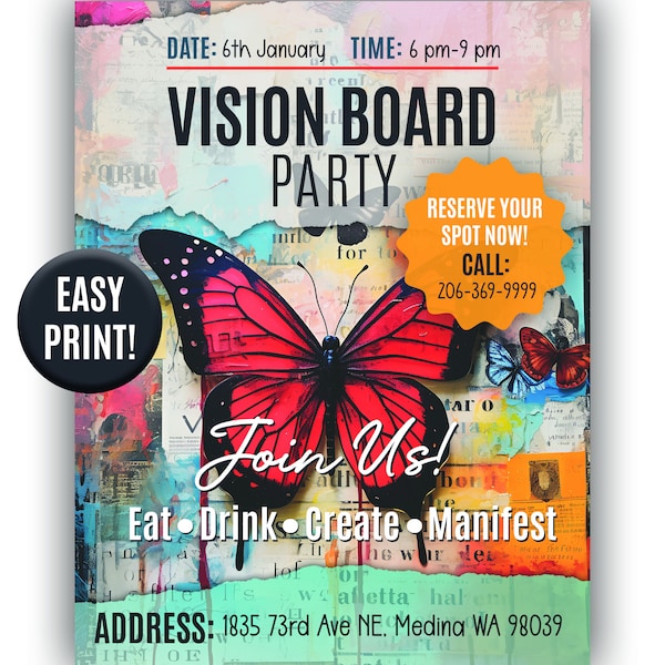 Vision Board Party - Etsy