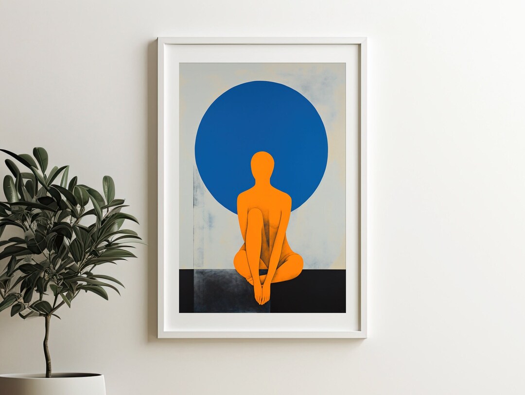 Unique Minimalist People Art, Poster Print, Modern Abstract Art ...