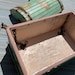 Large Hand Painted Wooden Treasure Chest Storage Box ~ Stunningly ...