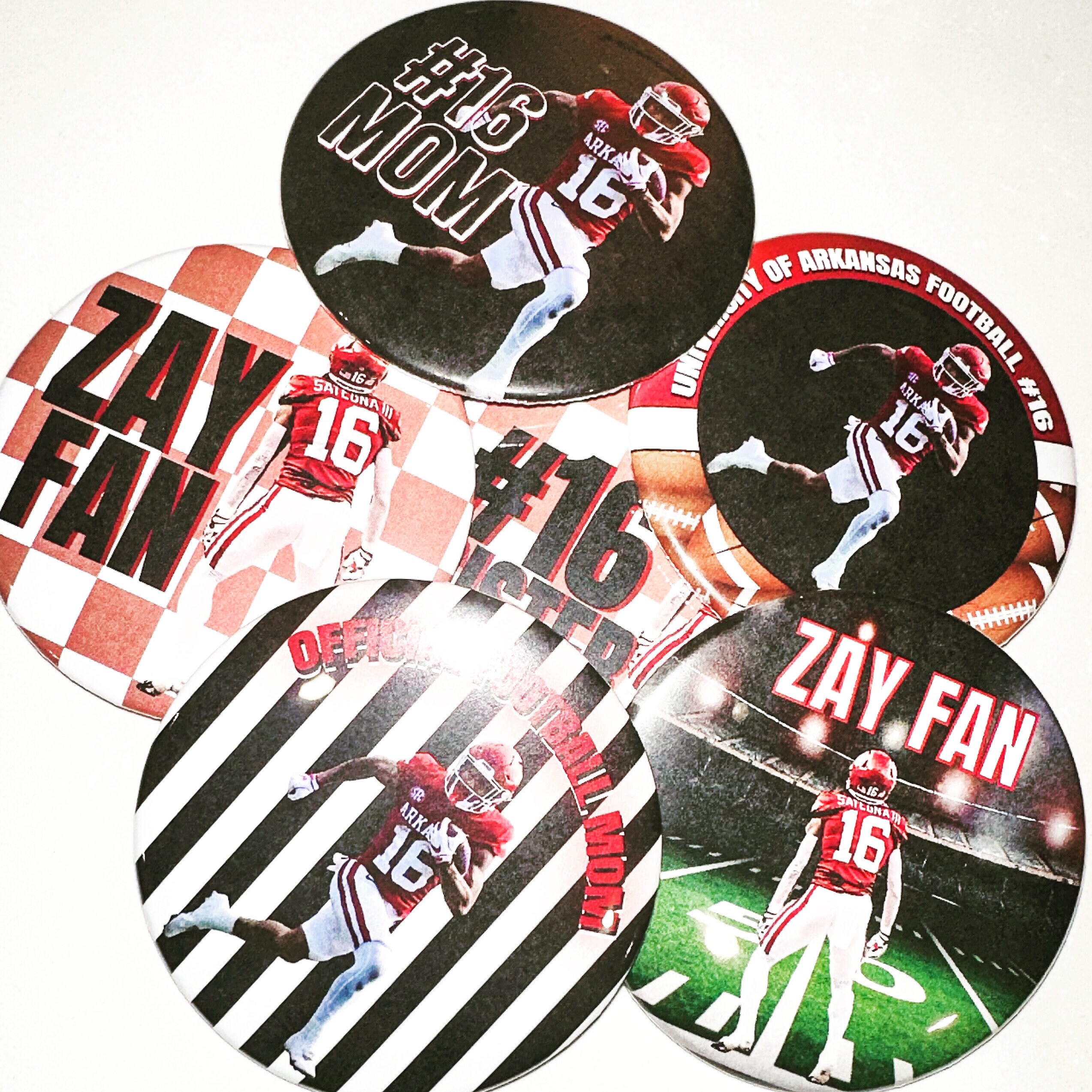 Football Player 3" Pinback or Magnetic Gameday Custom Buttons - Etsy