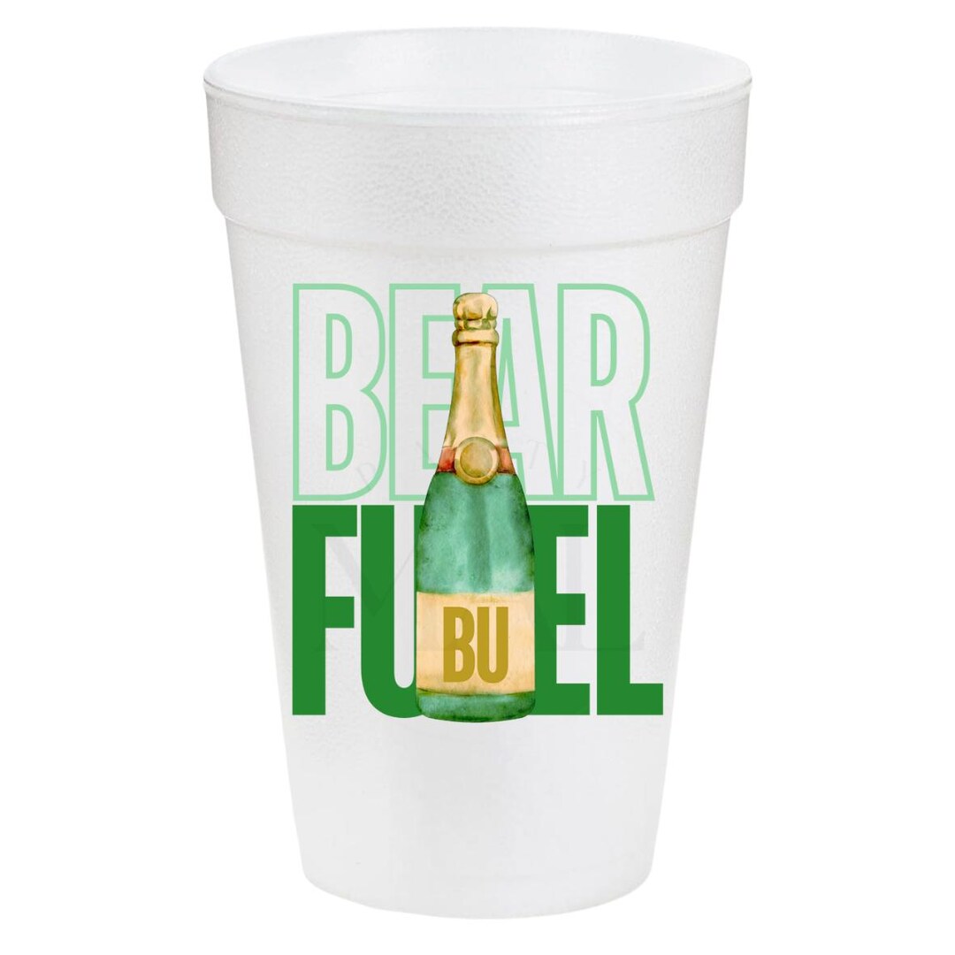 Baylor 20oz Styrofoam Cup Sleeve, Bears Cups, Gameday Cups, Bears ...