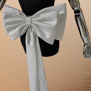 Customized Detachable Oversized Belt Bow, Women's Belt Satin Bow, Dress ...