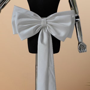 Customized Detachable Oversized Belt Bow, Women's Belt Satin Bow, Dress ...