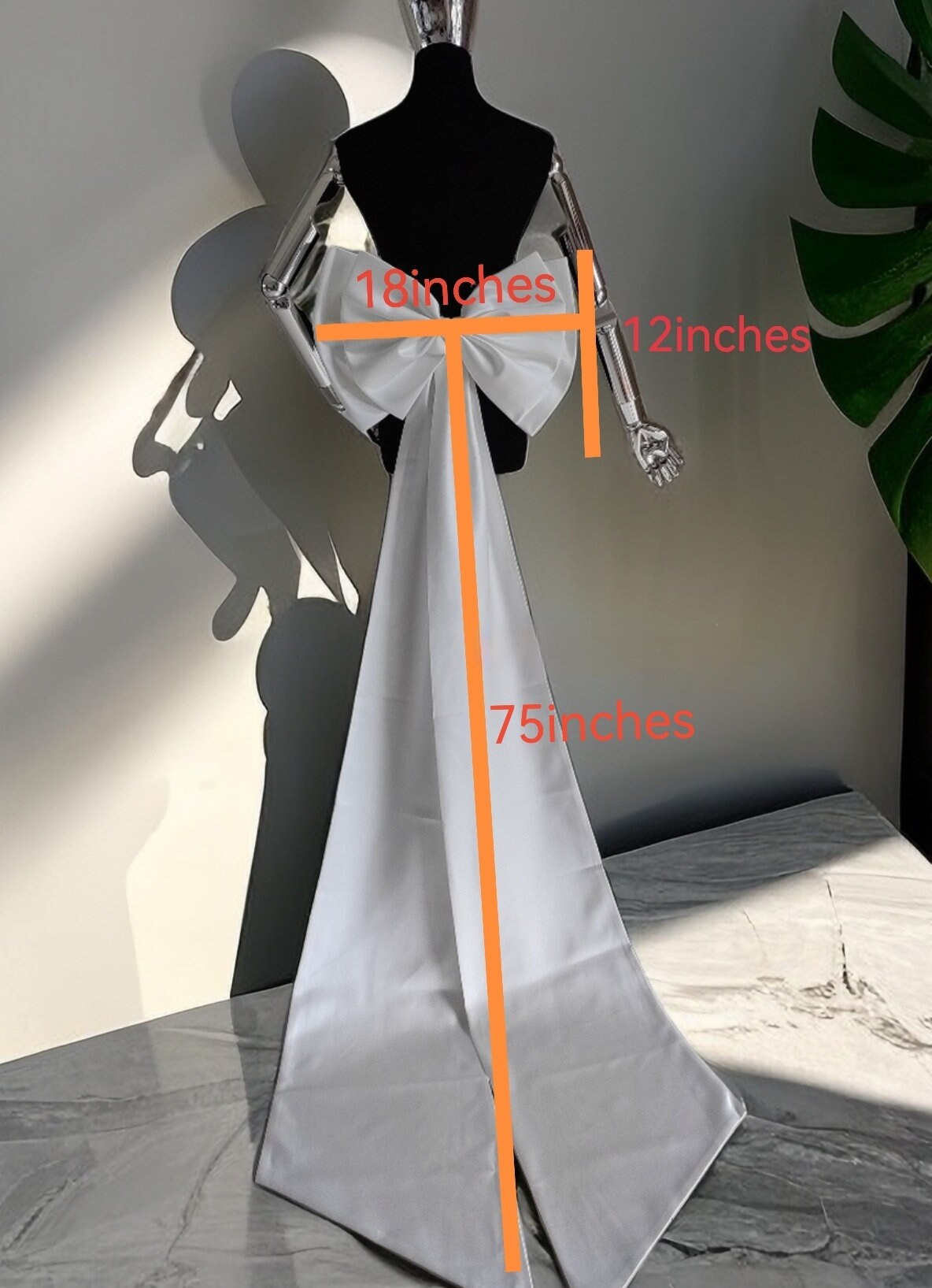 Women's Satin Bows Oversized Wedding Tail Bows Bridal - Etsy