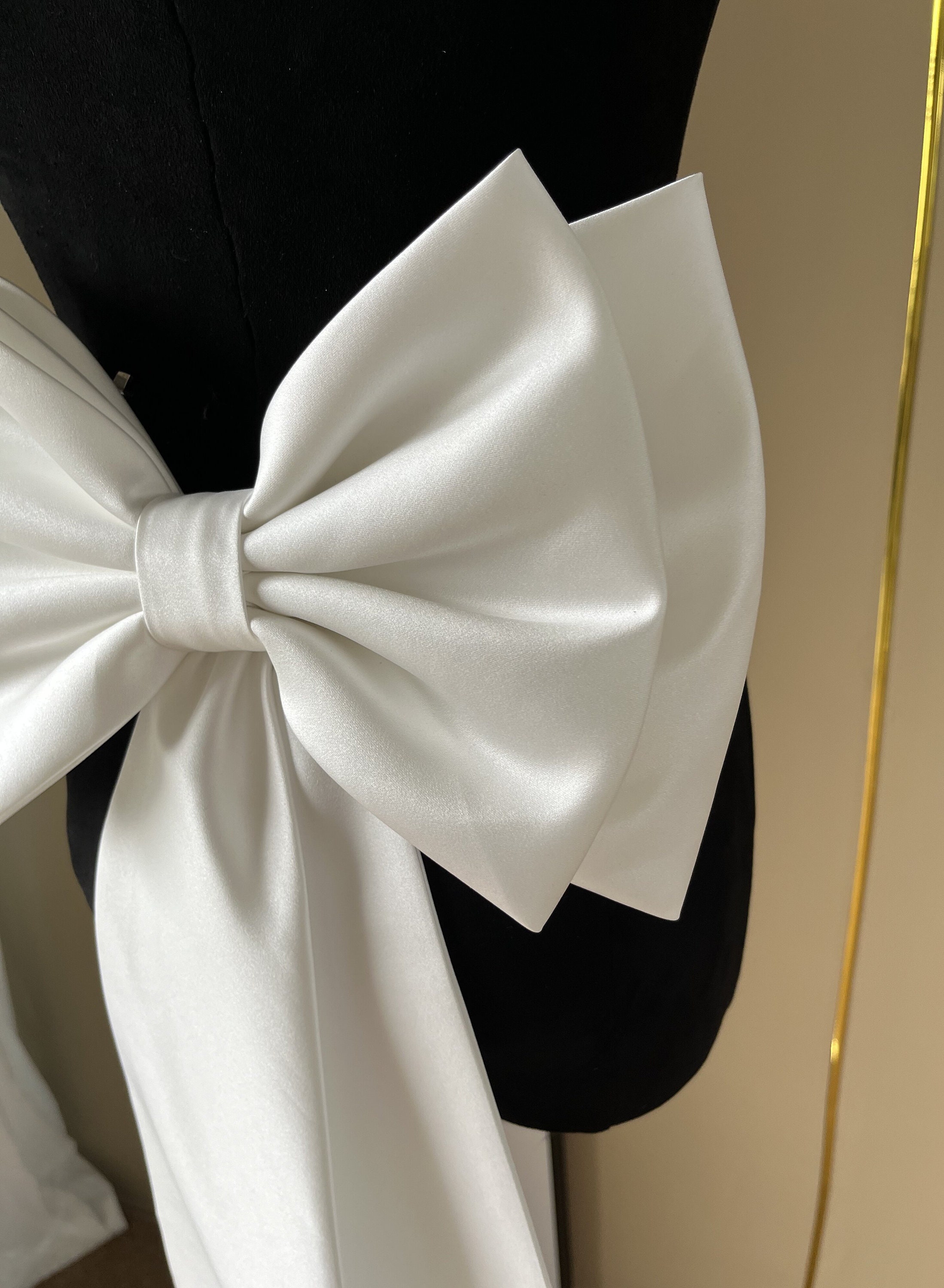 Double Layer High End Ribbon Bow, Bar Mitzvah Bow, Detachable Bow ...