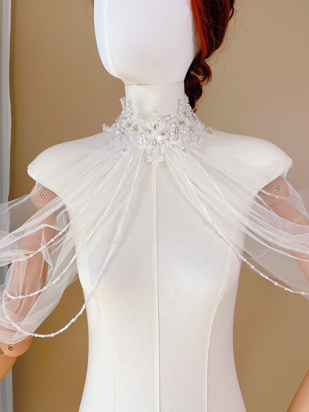 Crystal Shoulder Chain, Bridal Shoulder Chain, Arm Covering Chain ...