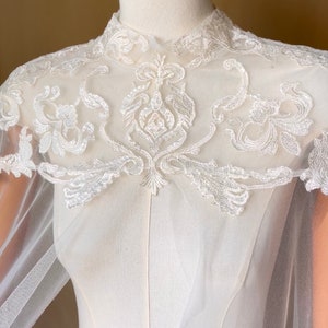 Wedding Cape, Embroidered Wedding Cape, Bridal Cape - Etsy