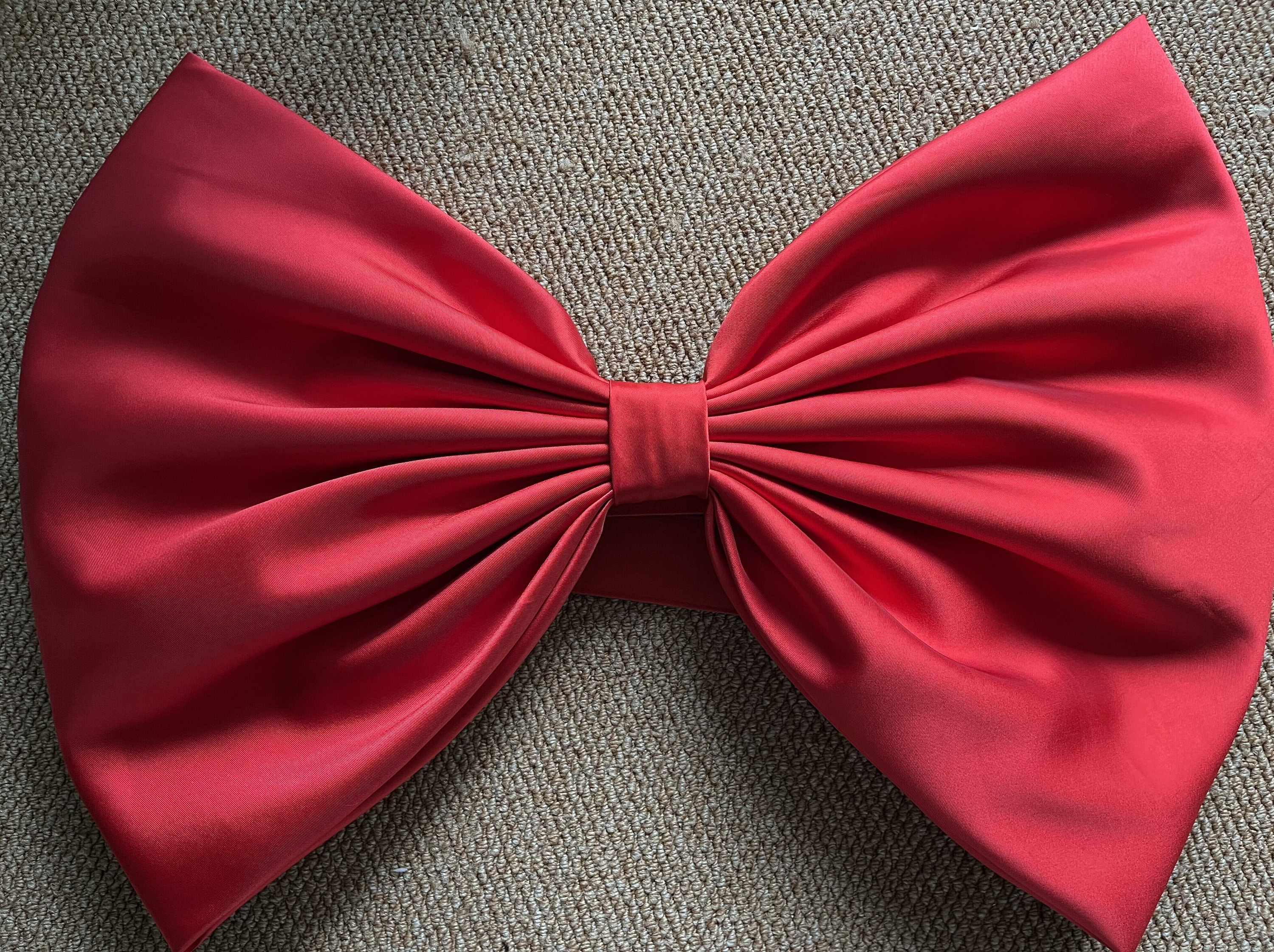 Extra Large Bow, Giant Bow, Belt Bow, Red Bow, Dress Bow, Wedding Bow ...