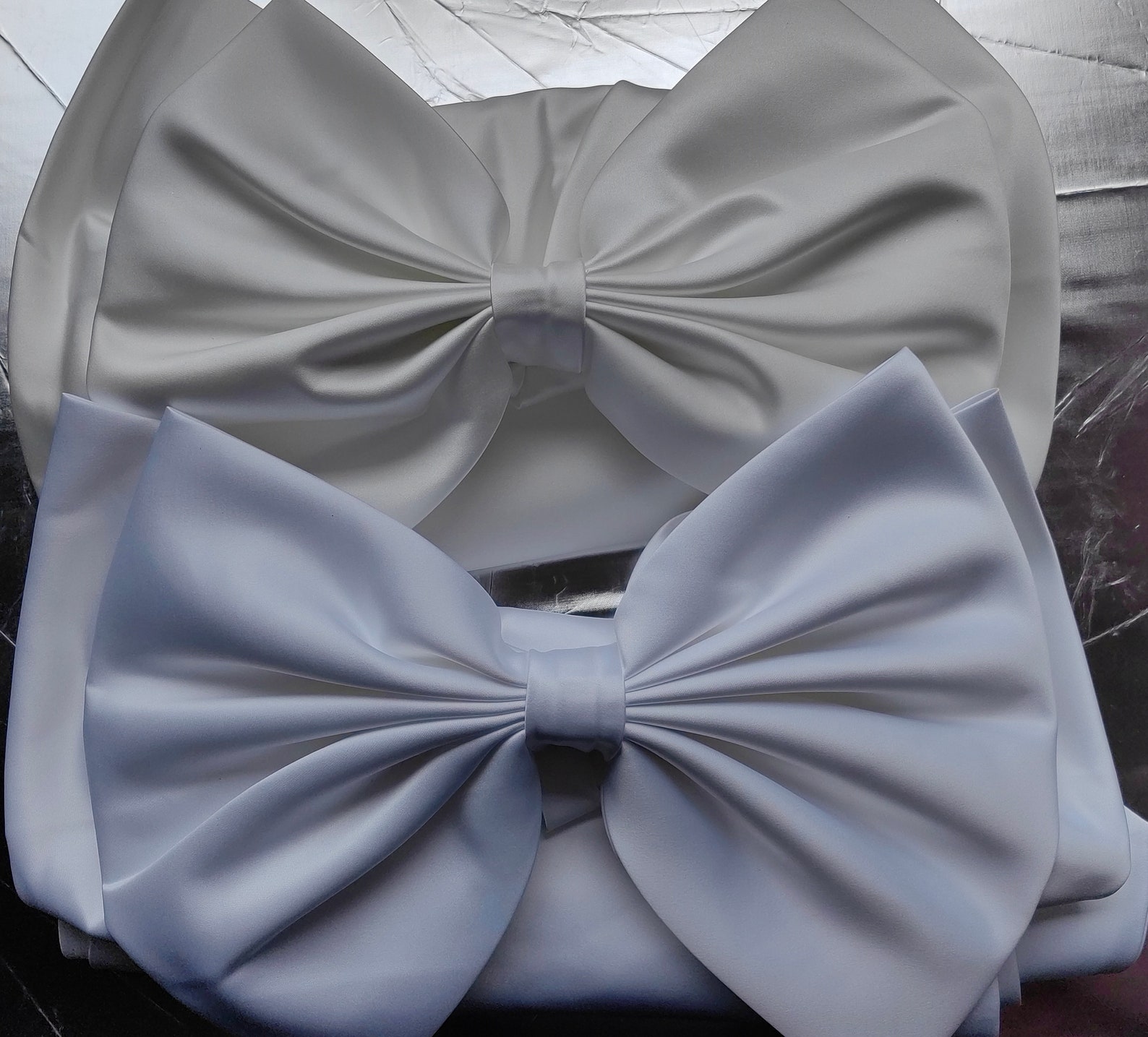 Women's Satin Bows Oversized Wedding Tail Bows Bridal - Etsy