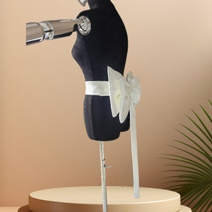 Customized Detachable Oversized Belt Bow, Women's Belt Satin Bow, Dress ...