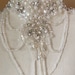 Handmade Beaded Bridal Shoulder Chain: Rhinestone Pearl Necklace - Etsy