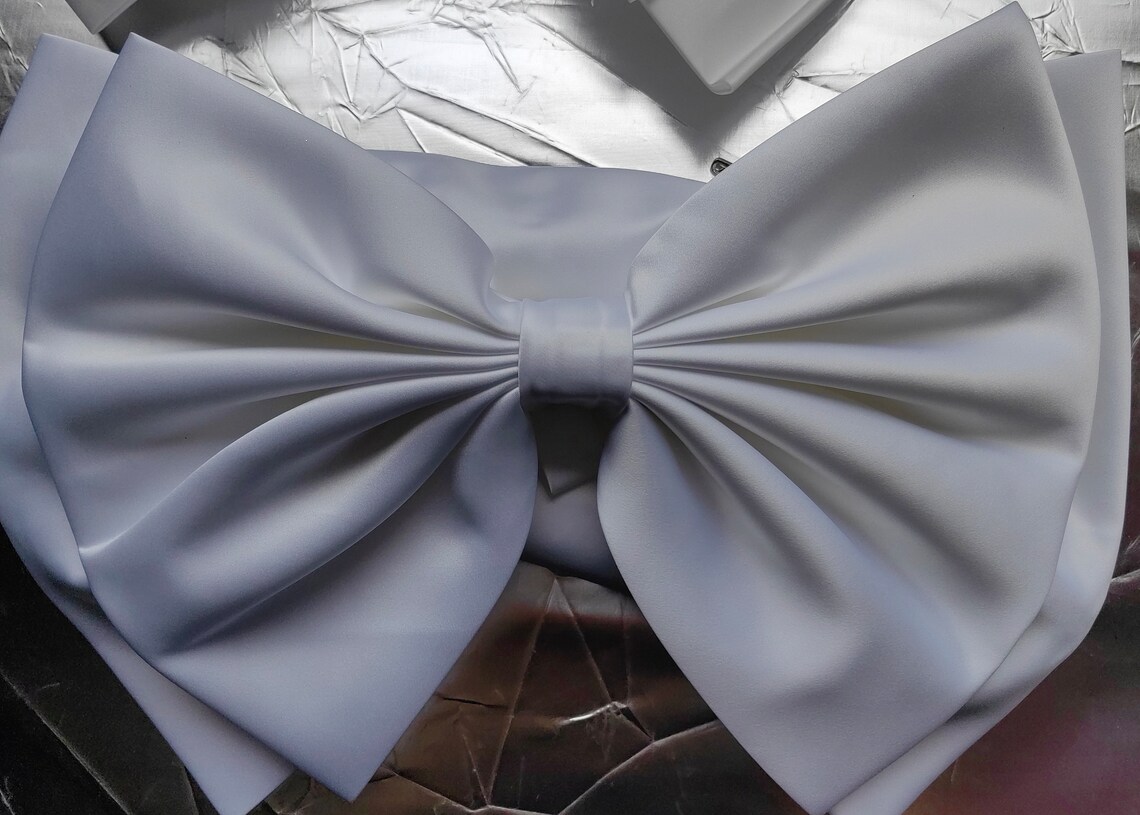 Women's Satin Bows Oversized Wedding Tail Bows Bridal - Etsy
