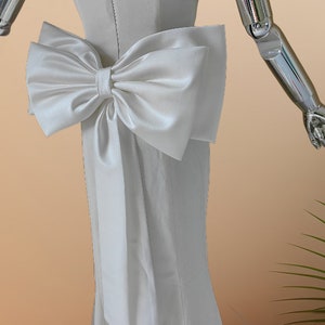 Customized Detachable Oversized Belt Bow, Women's Belt Satin Bow, Dress ...