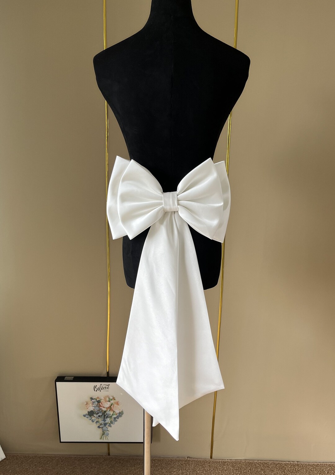 Double Layer High End Ribbon Bow, Bar Mitzvah Bow, Detachable Bow ...