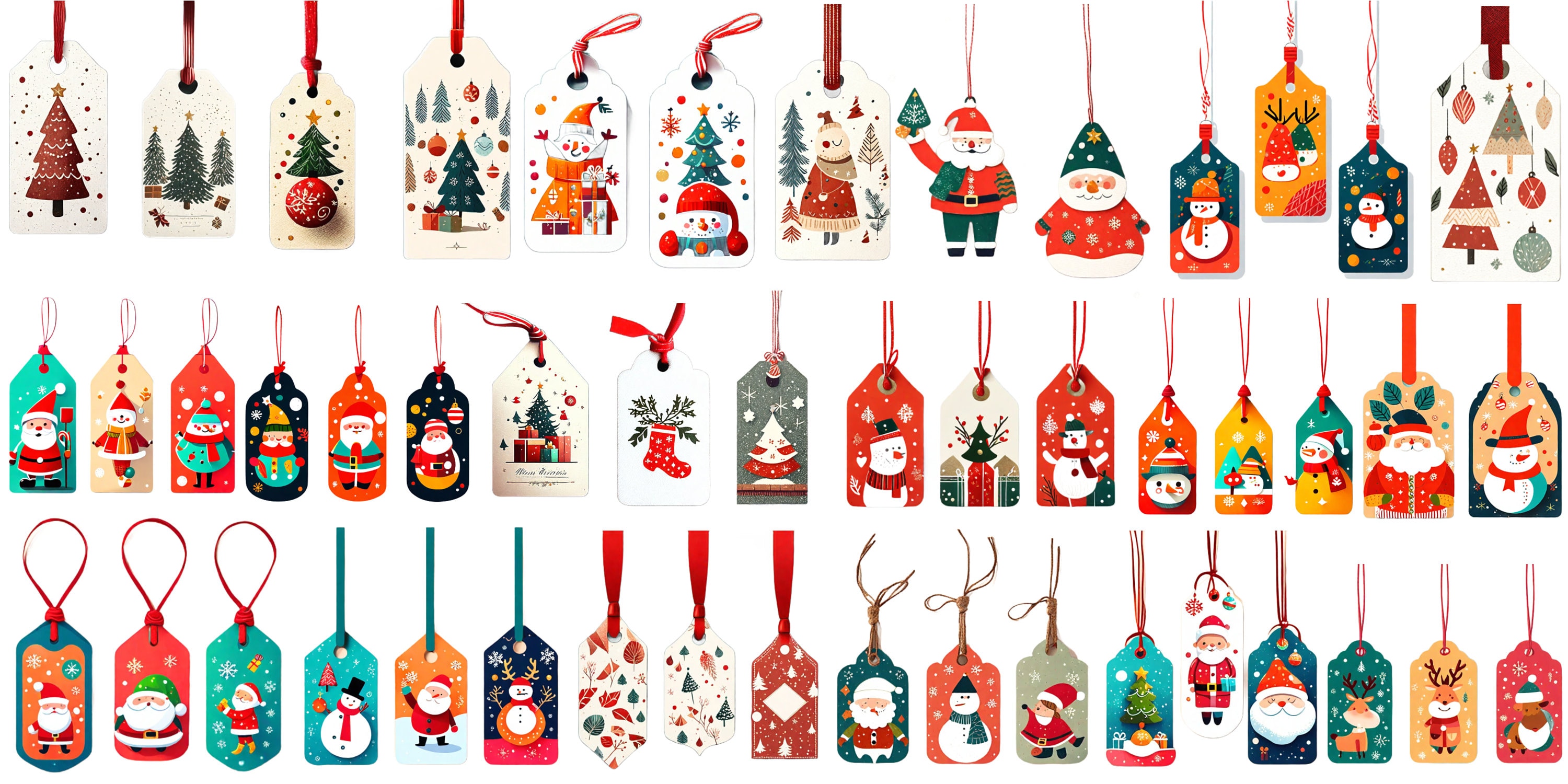 Christmas Gift Tags Svg Bundle for Cricut Glowforge - Snowflakes Gift ...