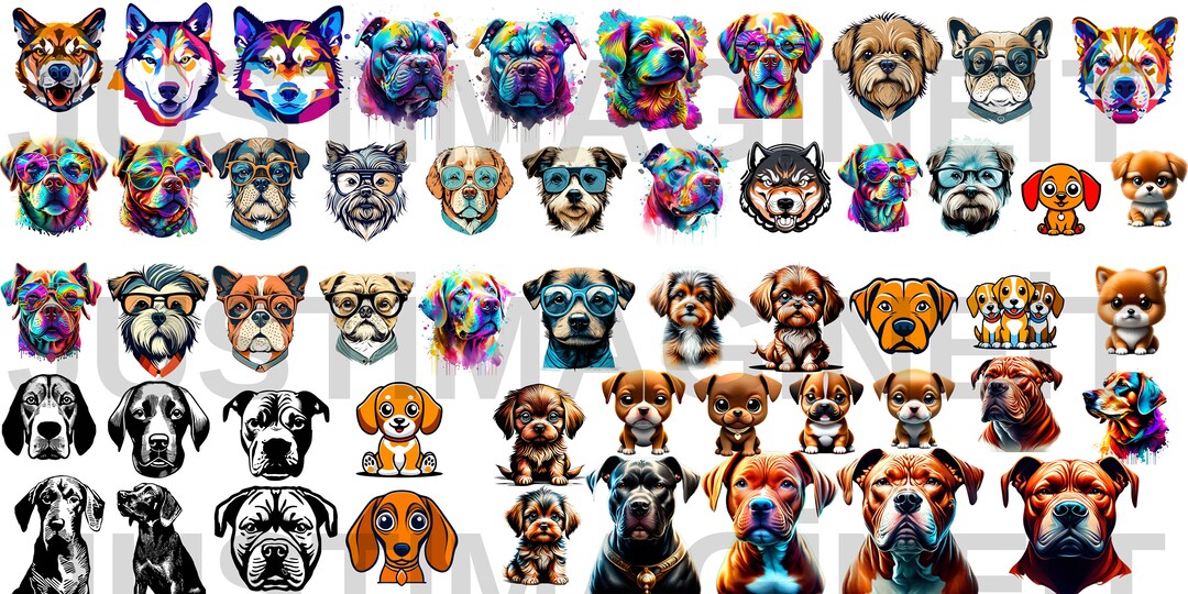 Dog Head Svg, Dog Head Clipart, Dog Breed Svg , Dog Head Svg Cut Files ...